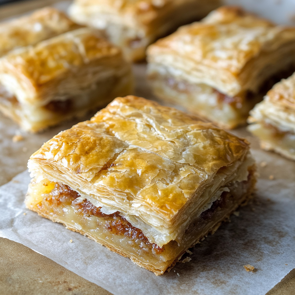 Breakfast Puff Pastry Bars