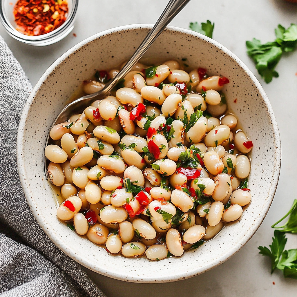Marinated White Beans