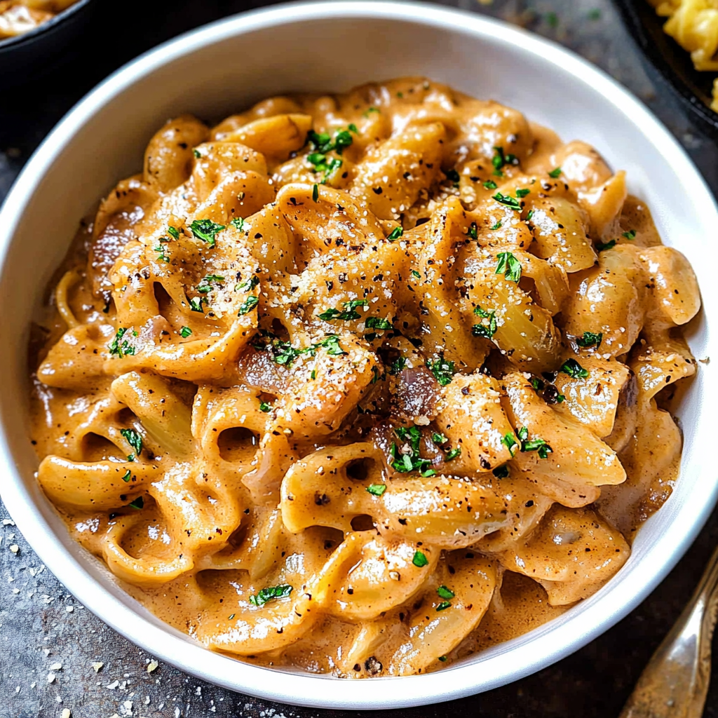 One Pot French Onion Pasta