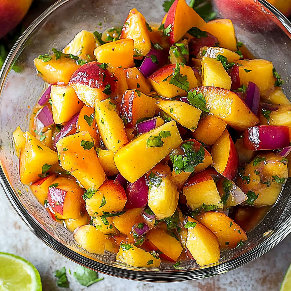 Fresh Peach Salsa