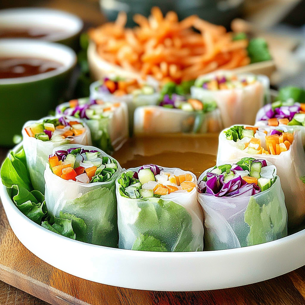 Delicious Fresh Spring Rolls: A Healthy Delight Recipe