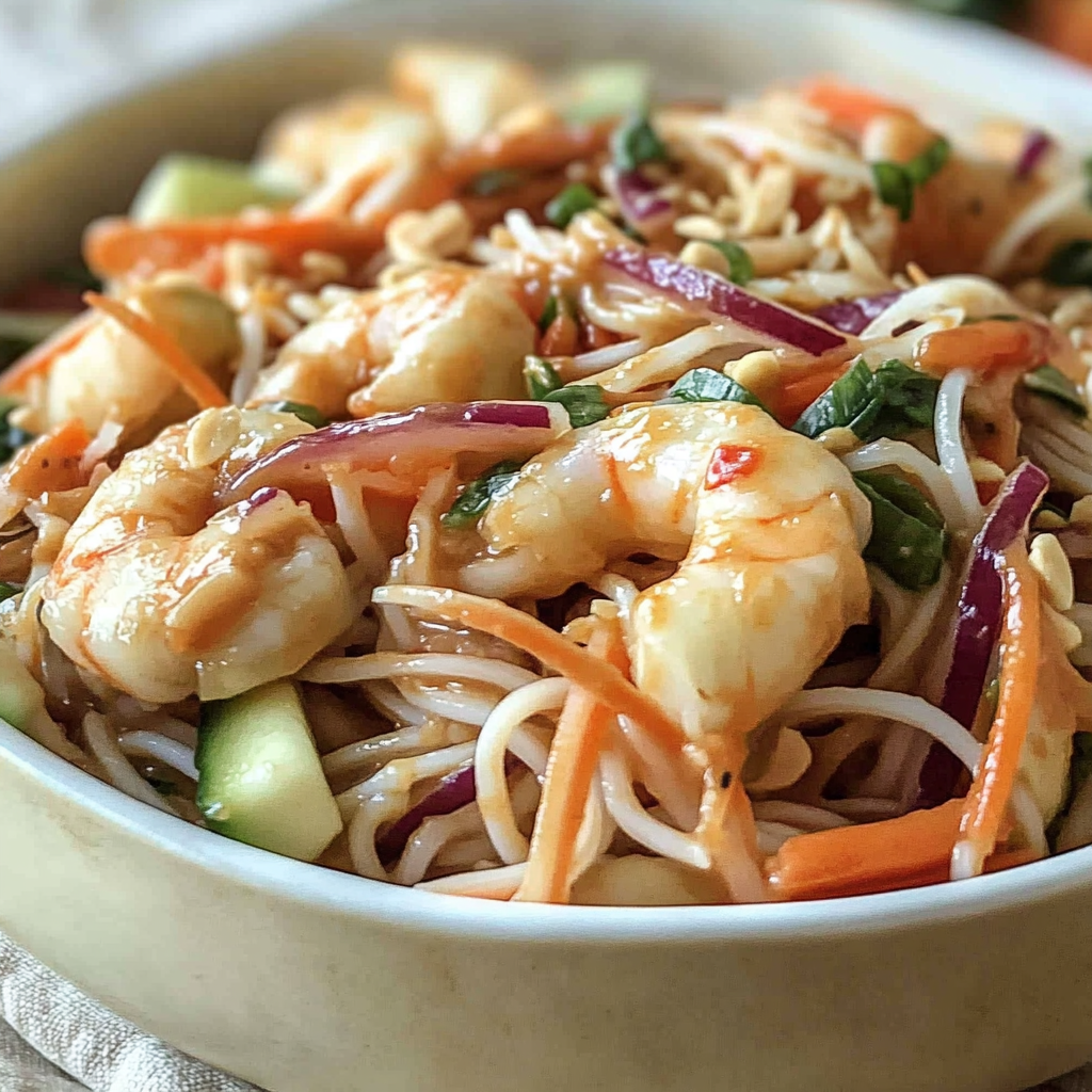 Spring Roll in a Bowl with Peanut Sauce