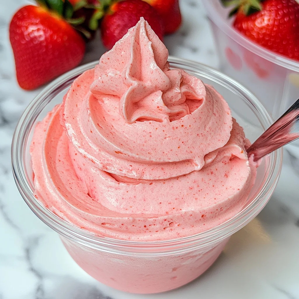 Strawberry Mousse Cake Filling
