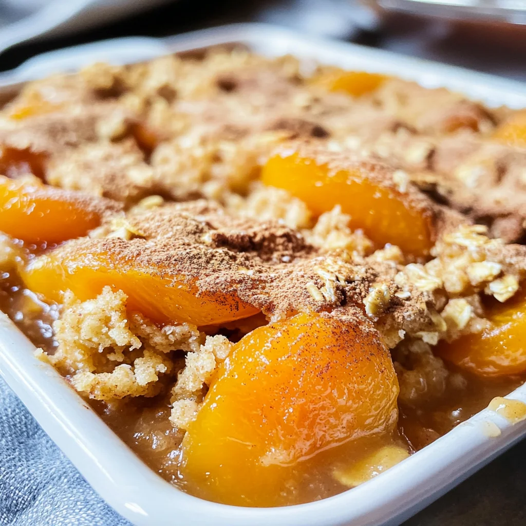 Fresh Apricot Crisp