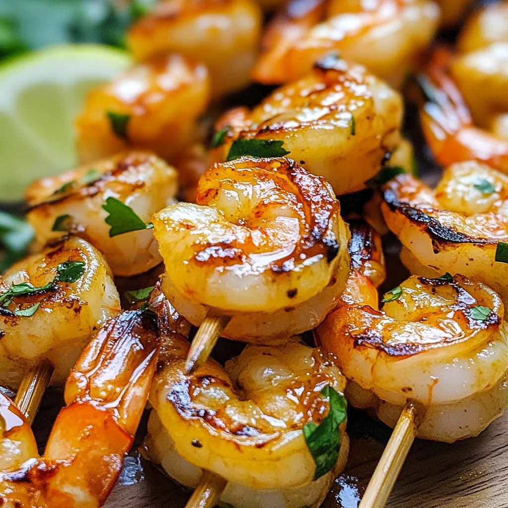 Honey Sriracha Shrimp Kebab Recipe