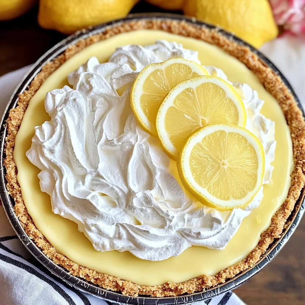No-Bake Lemonade Pie