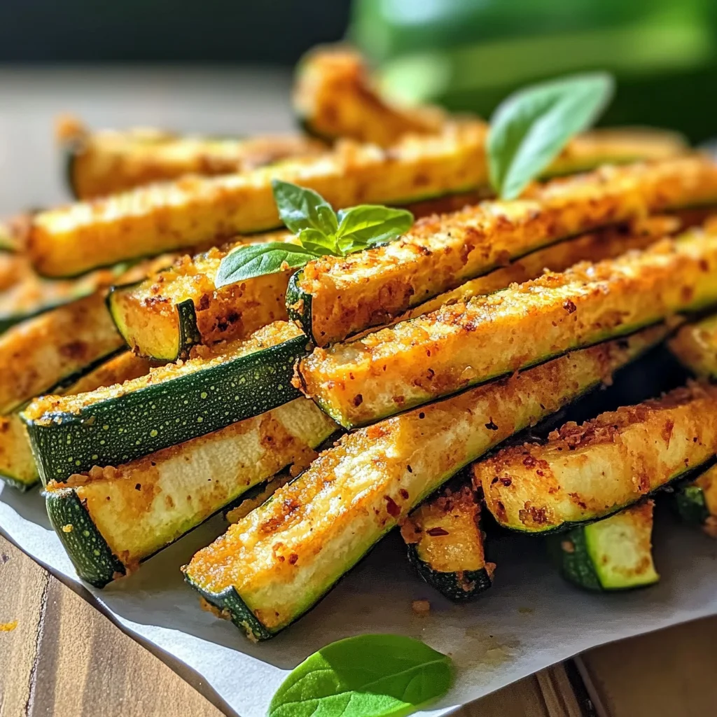 Crispy Low Calorie Air Fryer Zucchini Fries