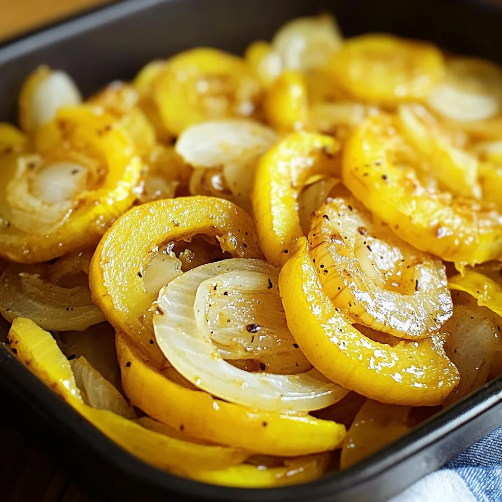 Old School Squash and Onions