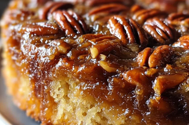Pecan Upside-Down Cake