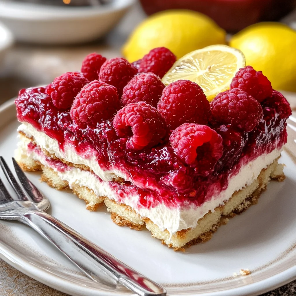 Raspberry Tiramisu