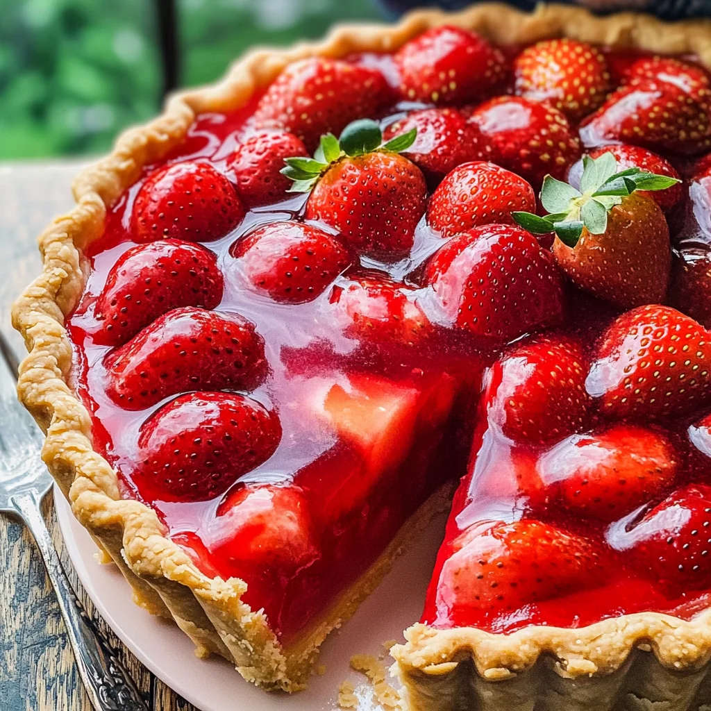 Strawberry Pie with Jello