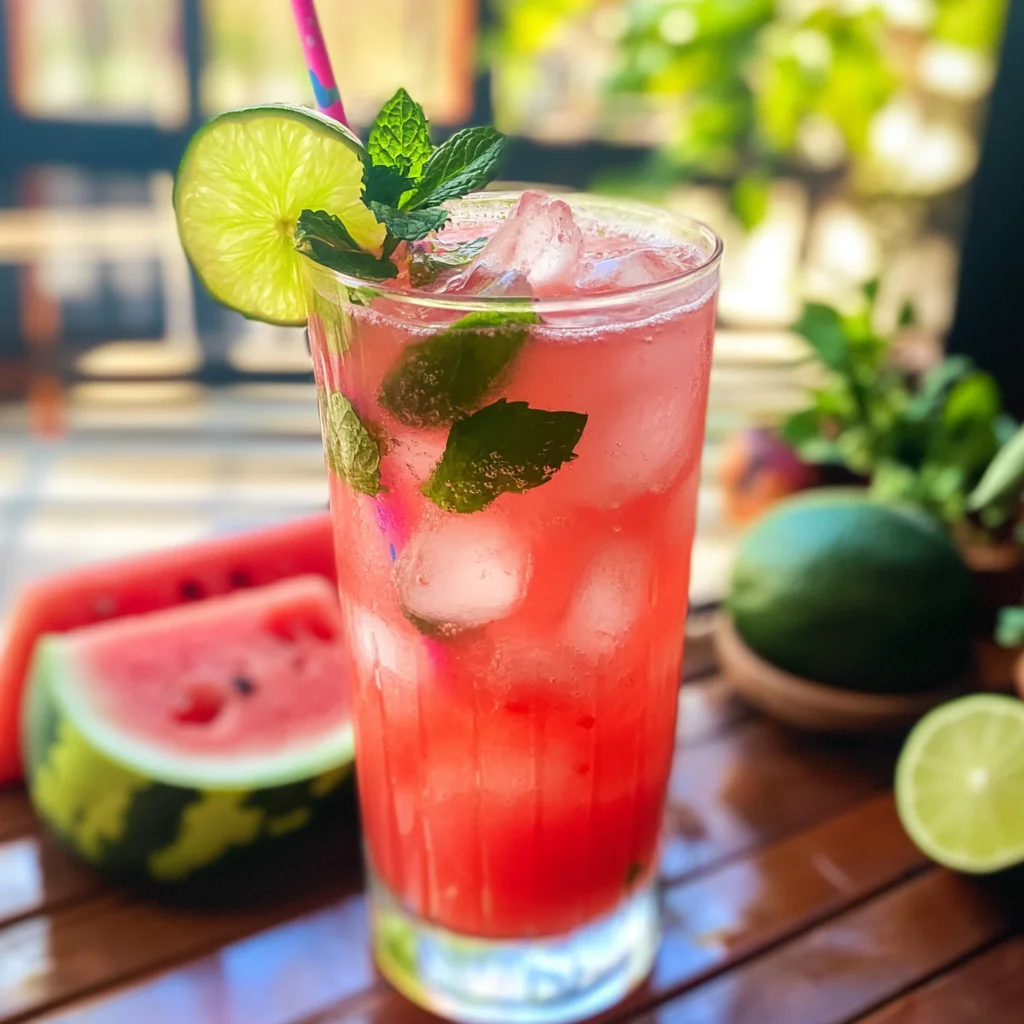 Watermelon Mint Sparkler