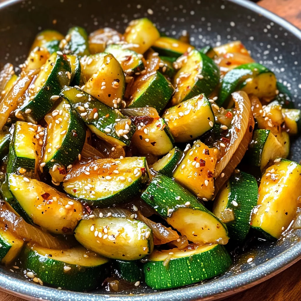 Zucchini Stir Fry