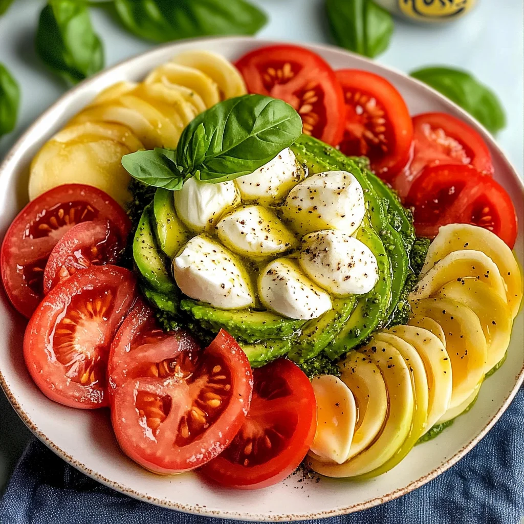 Avocado Caprese Salad
