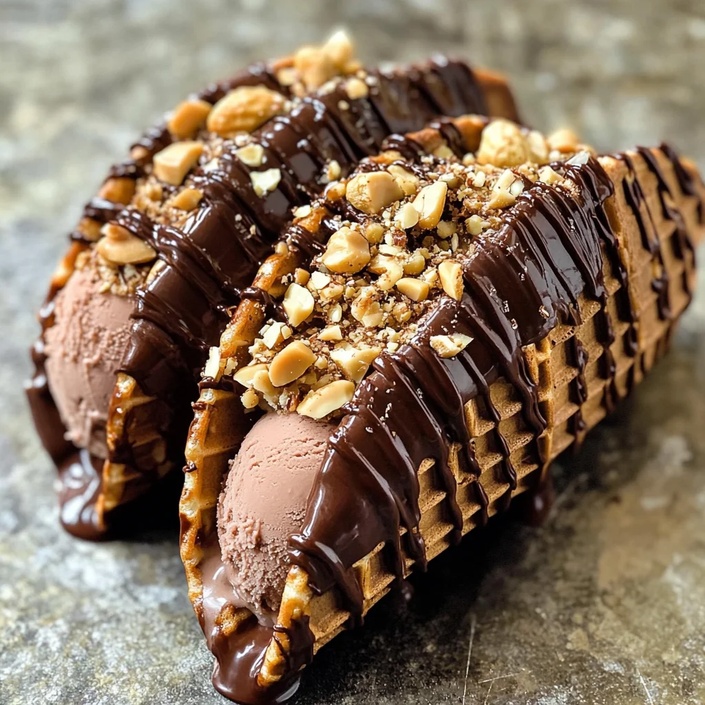 Homemade Choco Tacos