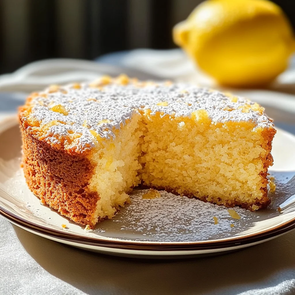 Lemon Vanilla Extract (Alcohol-Free) Breakfast Cake