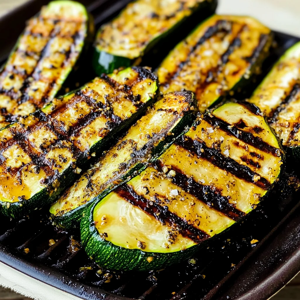Simple Grilled Zucchini Recipe