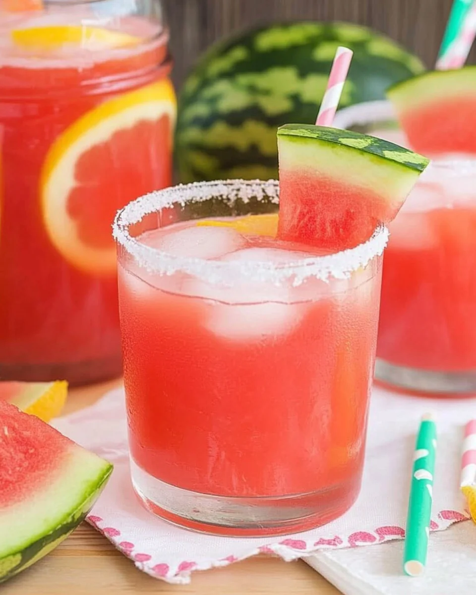 Spiked Watermelon Lemonade