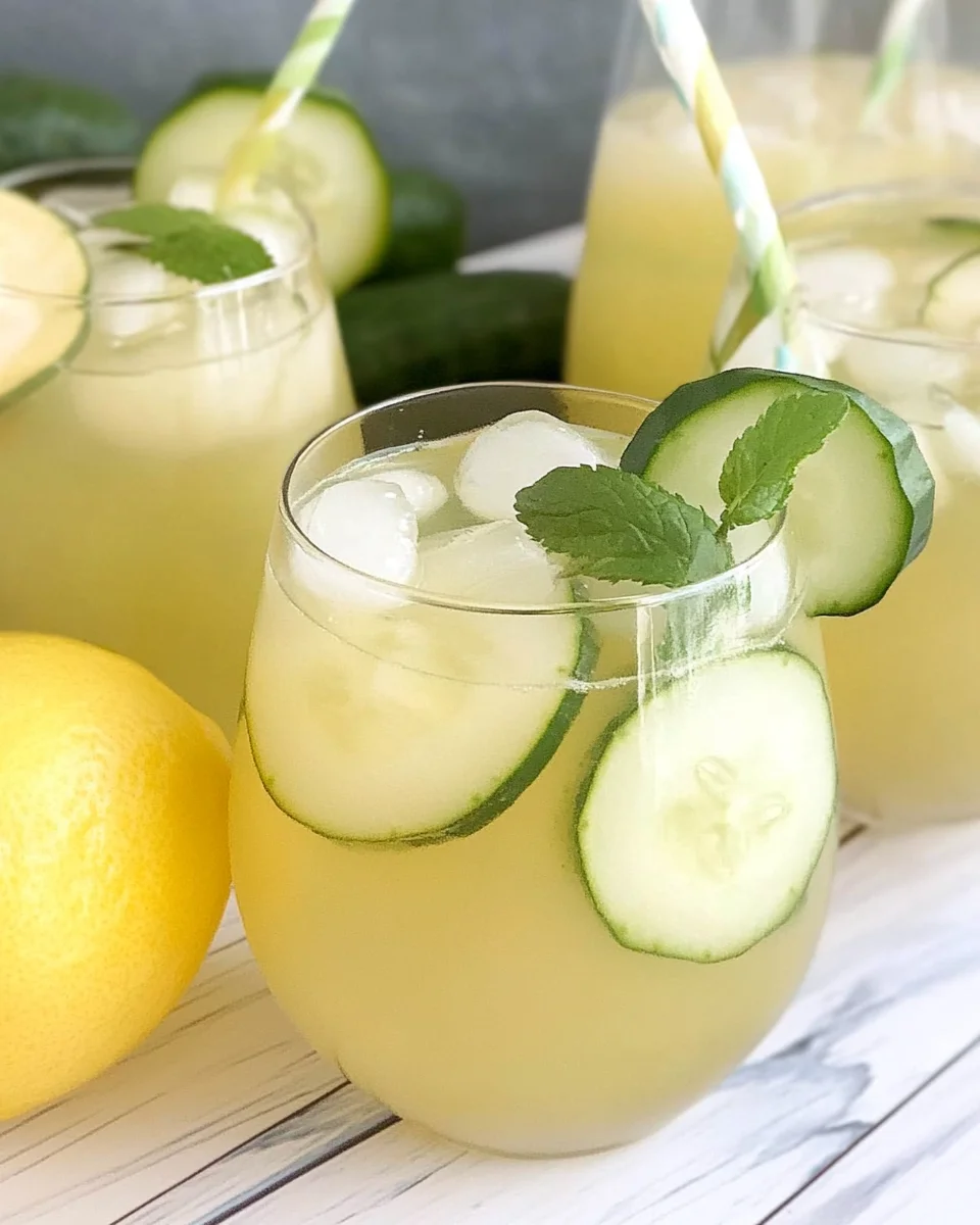 Cucumber Mint Lemonade