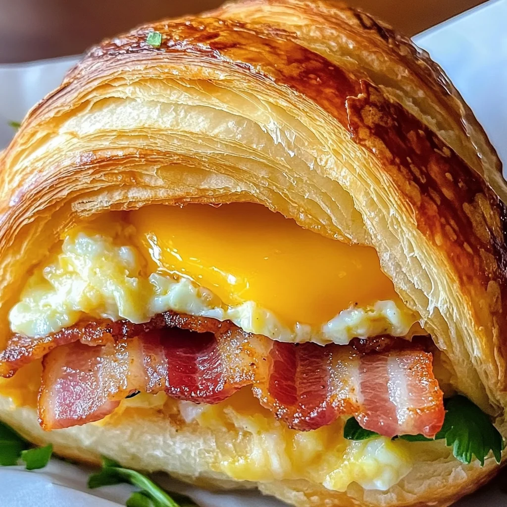 Breakfast Croissant Sandwich