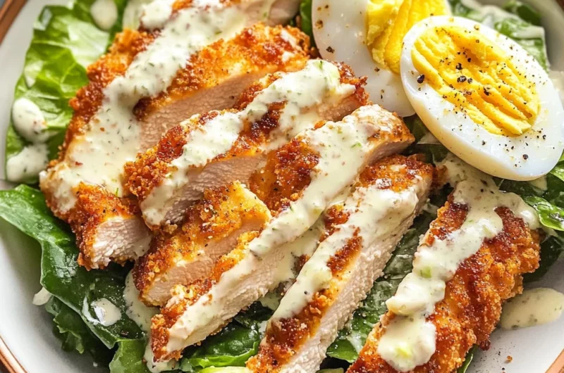 Caesar Salad Chicken Cutlets