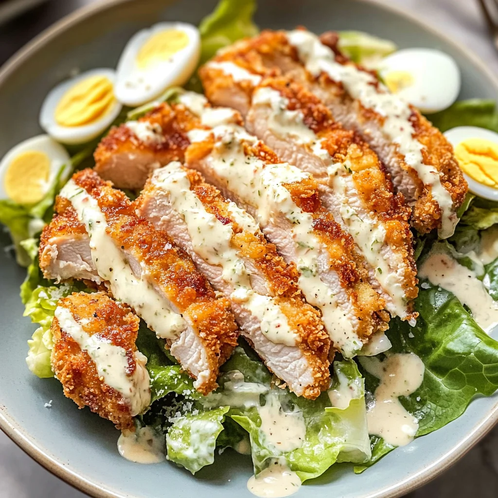 Caesar Salad Chicken Cutlets