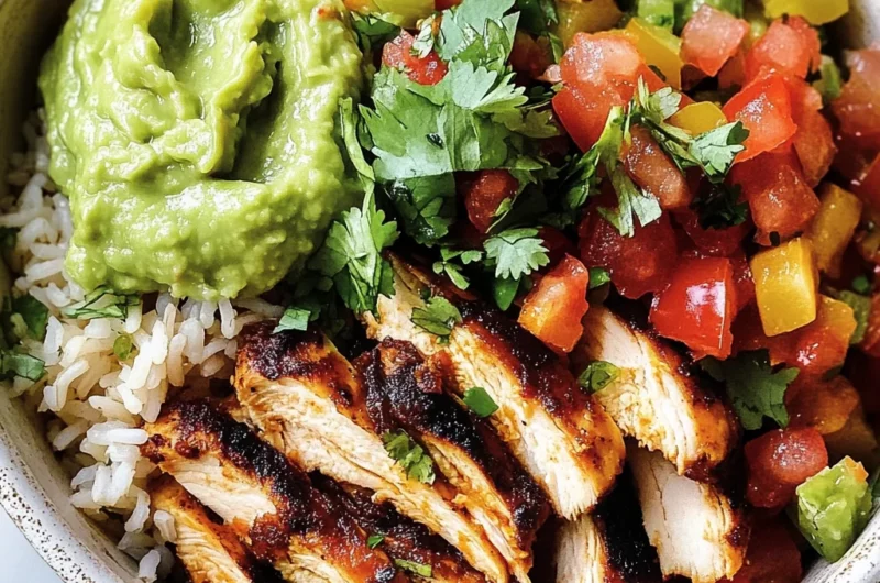 Chicken Fajita Burrito Bowl