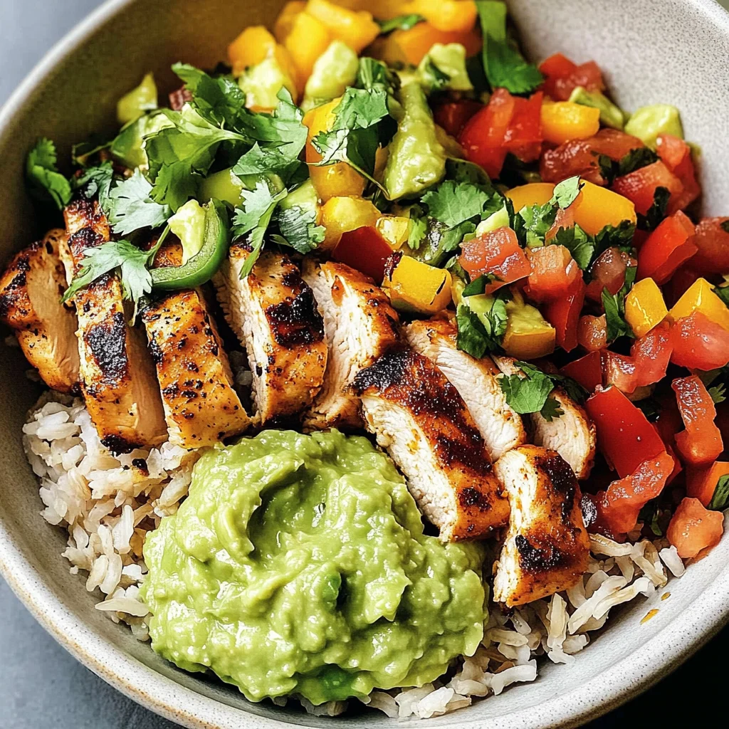 Chicken Fajita Burrito Bowl
