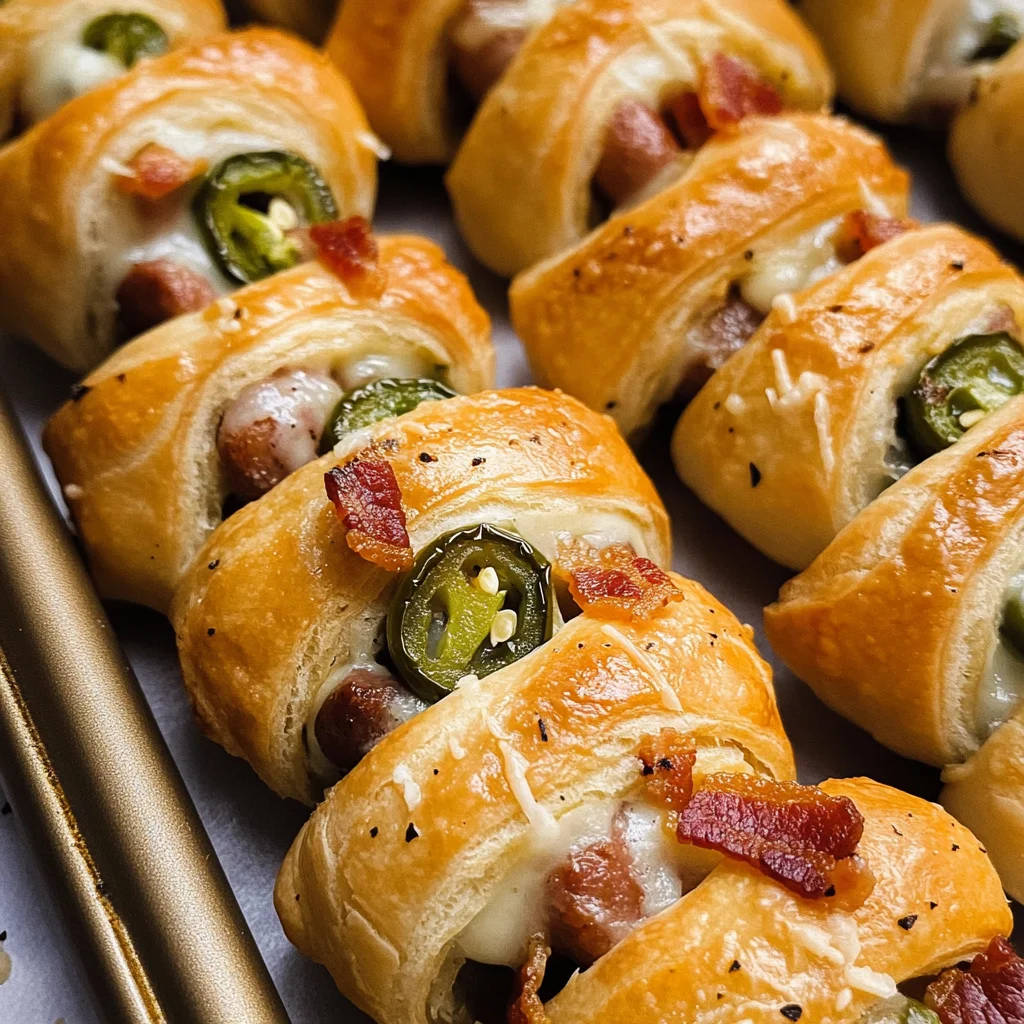 Jalapeno Popper Pigs in a Blanket