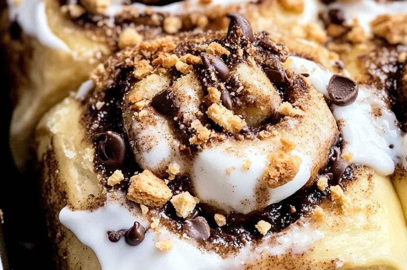 S'mores Cinnamon Rolls