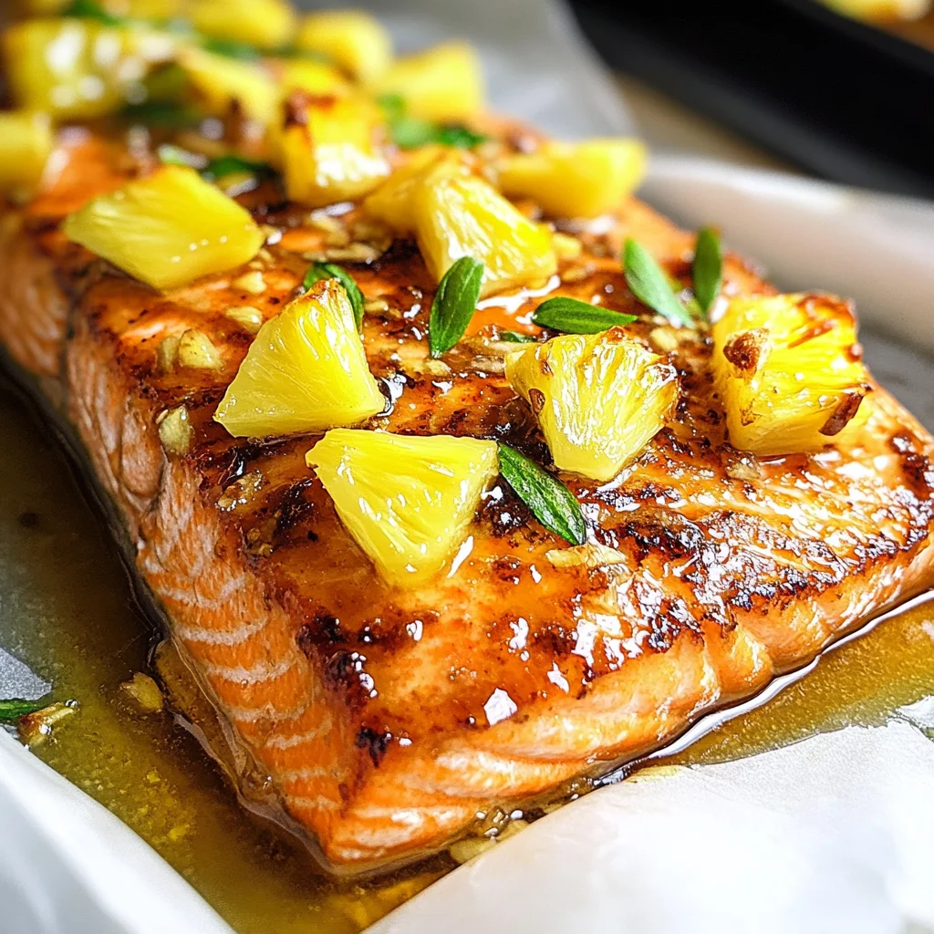 Honey Pineapple Salmon