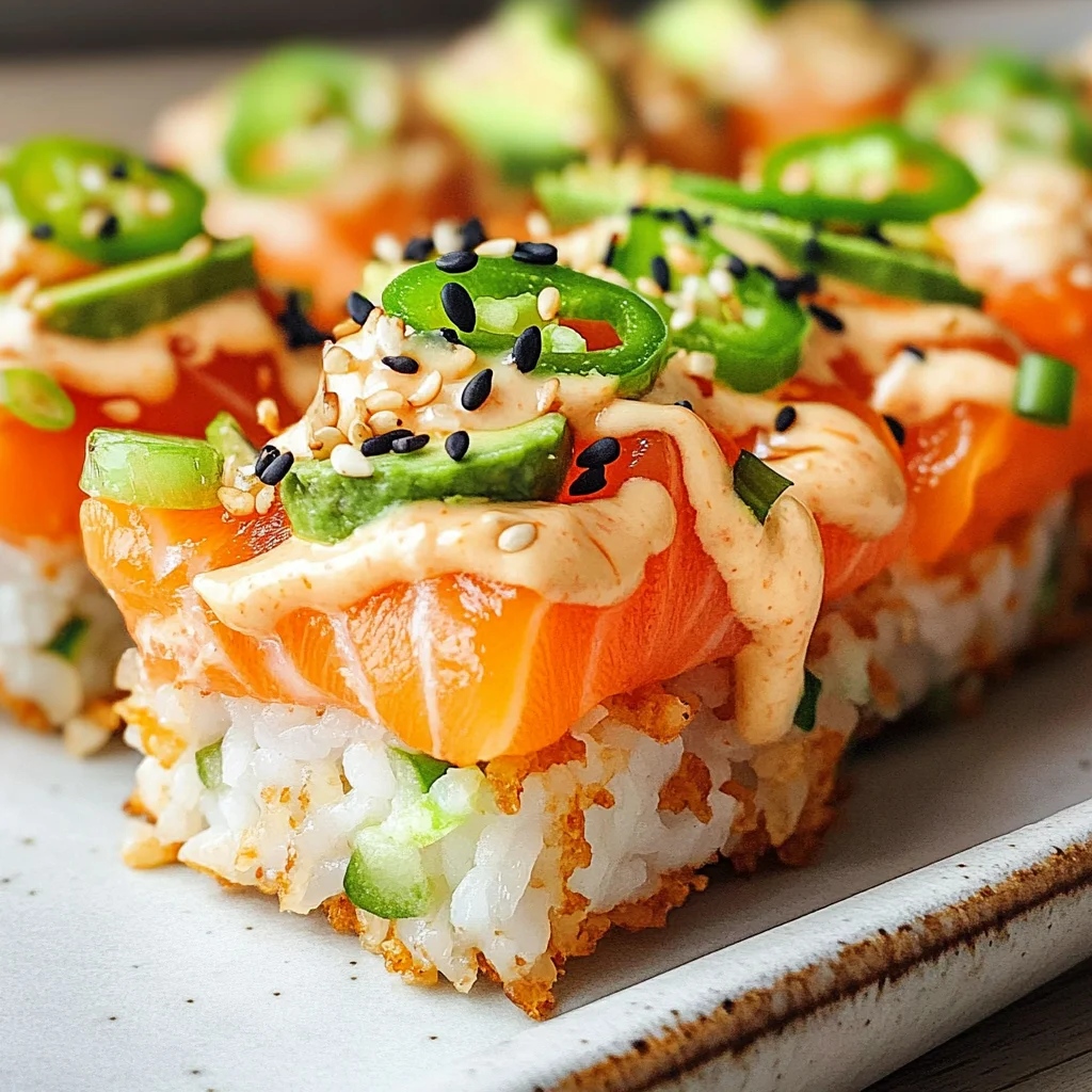 Salmon Crispy Rice