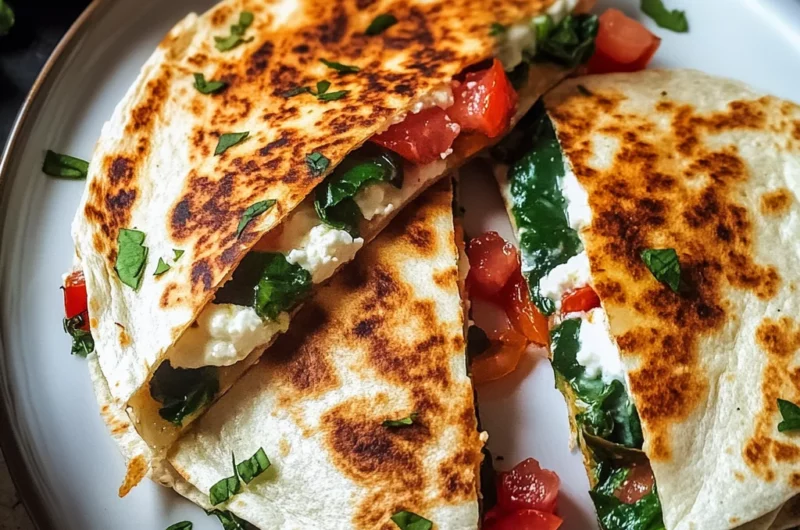 Vibrant Mediterranean Quesadillas