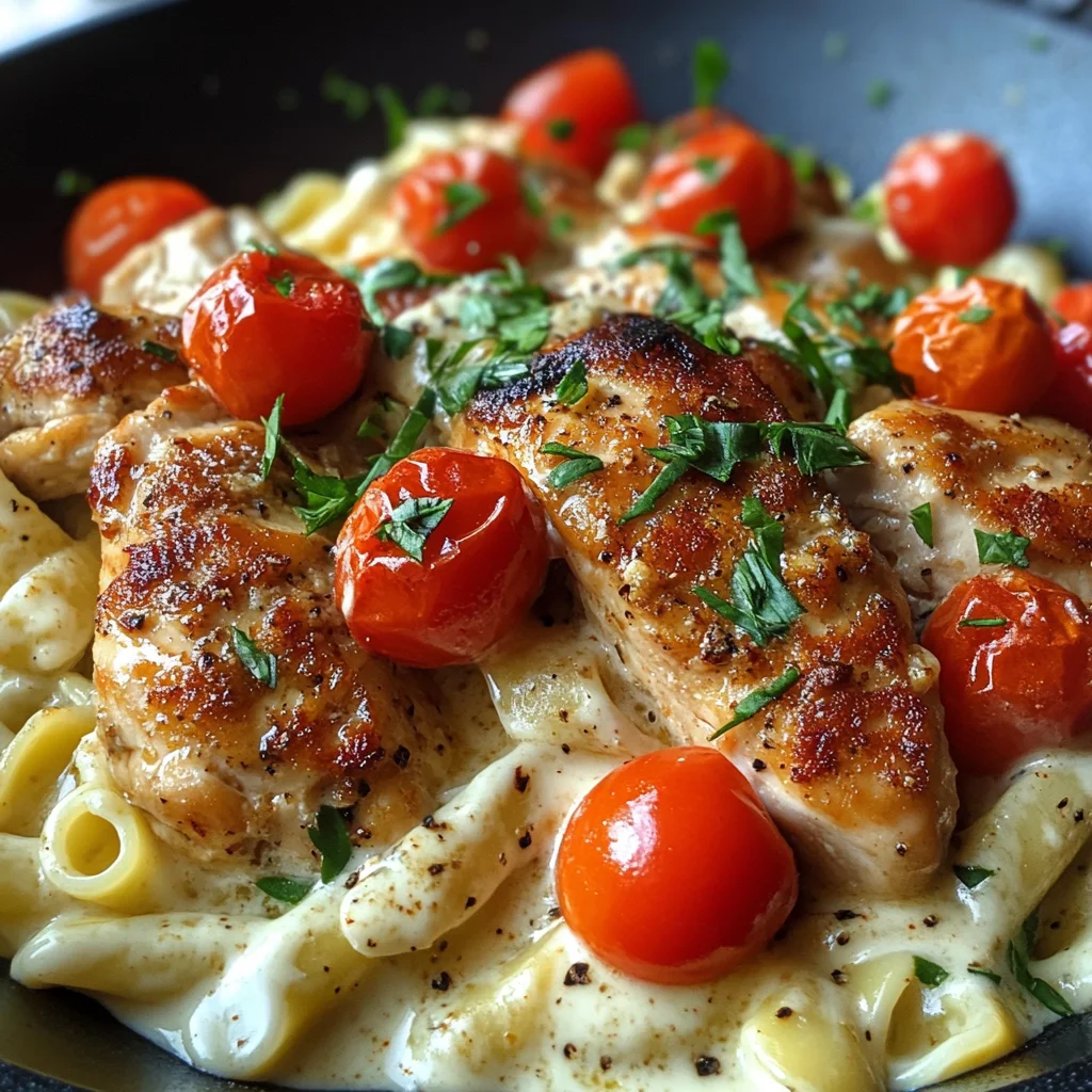 Cajun Ranch Chicken Alfredo Skillet
