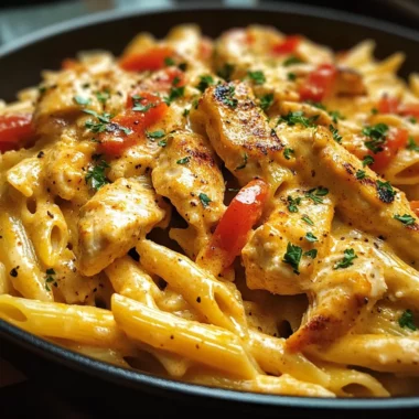 One Pot Creamy Garlic Butter Bold Cajun Chicken And Sausage Pasta